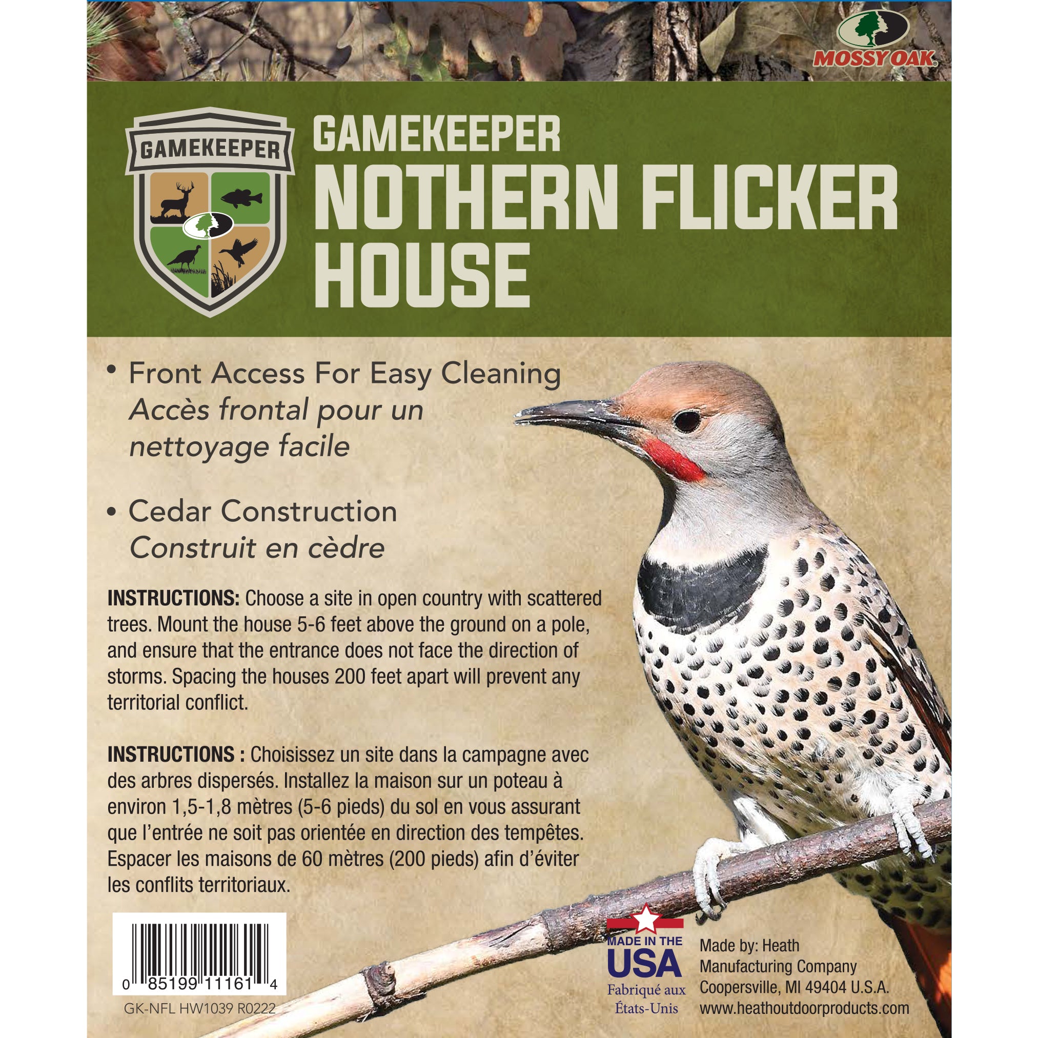 GK-NFL: Gamekeeper Cedar Northern Flicker House – Made in the USA ...
